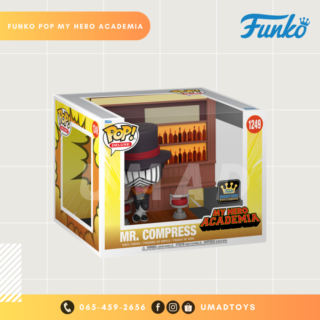 Funko Pop My Hero Academia : Mr. Compress (Deluxe) 1249 (ของใหม่ ...