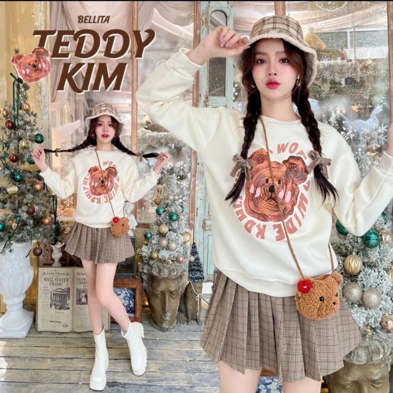 MYT x BELLITA BRAND : [BT268] : Teddy Kim Size M : Set เซ็ทกระโปรงเจ้าหมี | Shopee Thailand