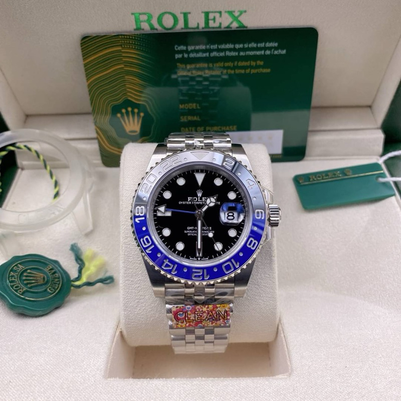 Rolex GMT Master II clean โรงงานลำดับหนึ่งของGMT เครื่อง Clone caliber ...