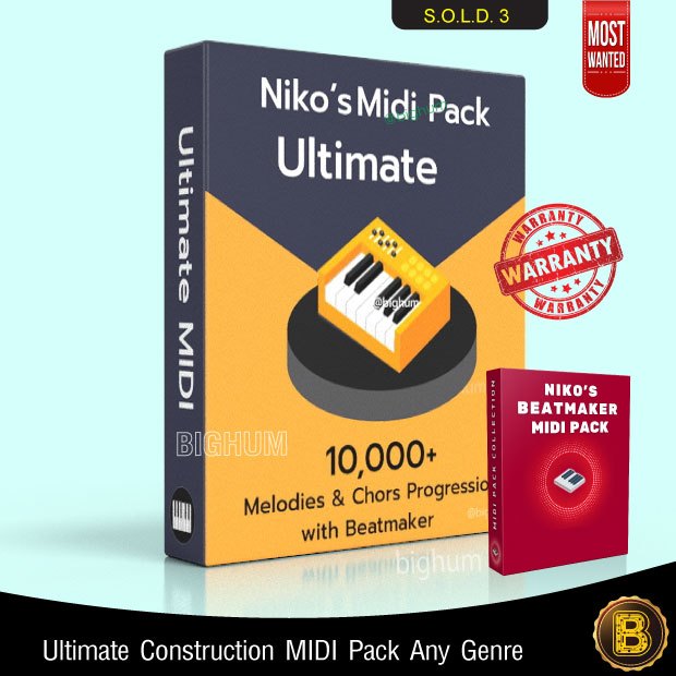 Niko's MIDI Pack Ultimate MIDI Pack and Beatmaker | software windows mac | Shopee Thailand