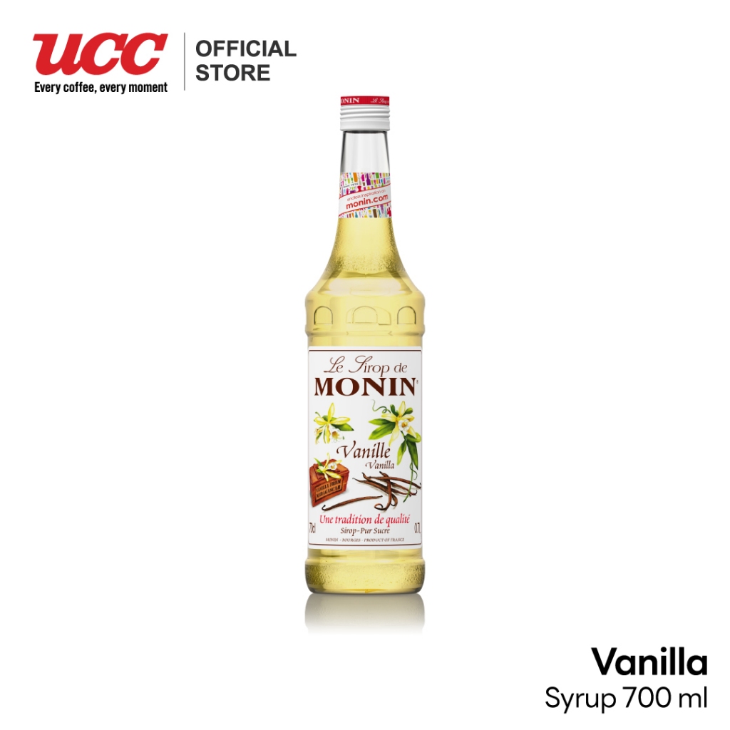 MONIN Vanilla Syrup น้ำเชื่อมกลิ่นวานิลลา 700ml. | Shopee Thailand