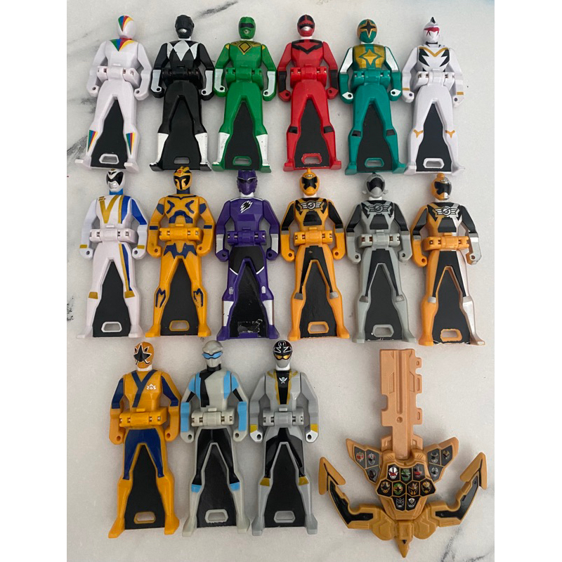 Dx Ranger Key เรนเจอร์คีย์ พิเศษ สีขาว ดำ เขียว ม่วง เงิน ทอง นักรบคน ...