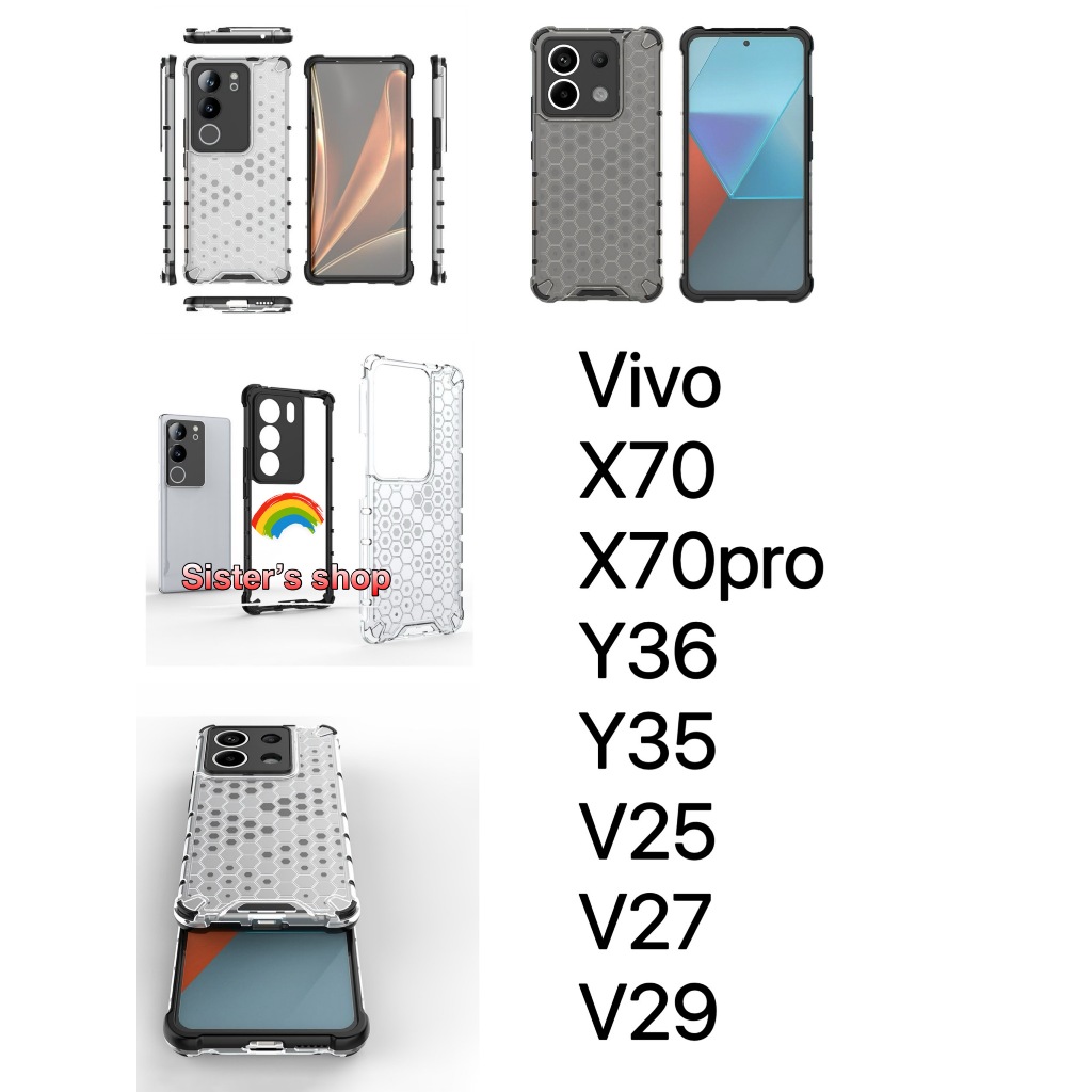 Vivo X70/X70 Pro/Y35/Y36/V25/V27/V29 (พร้อมส่งในไทย)เคสกันกระแทกแบบคลุม ...