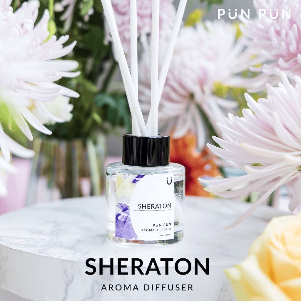 กลิ่นโรงแรม Sheraton ก้านไม้หอม กลิ่นโรงแรม น้ำหอมปรับอากาศ 50 ml AROMA ...