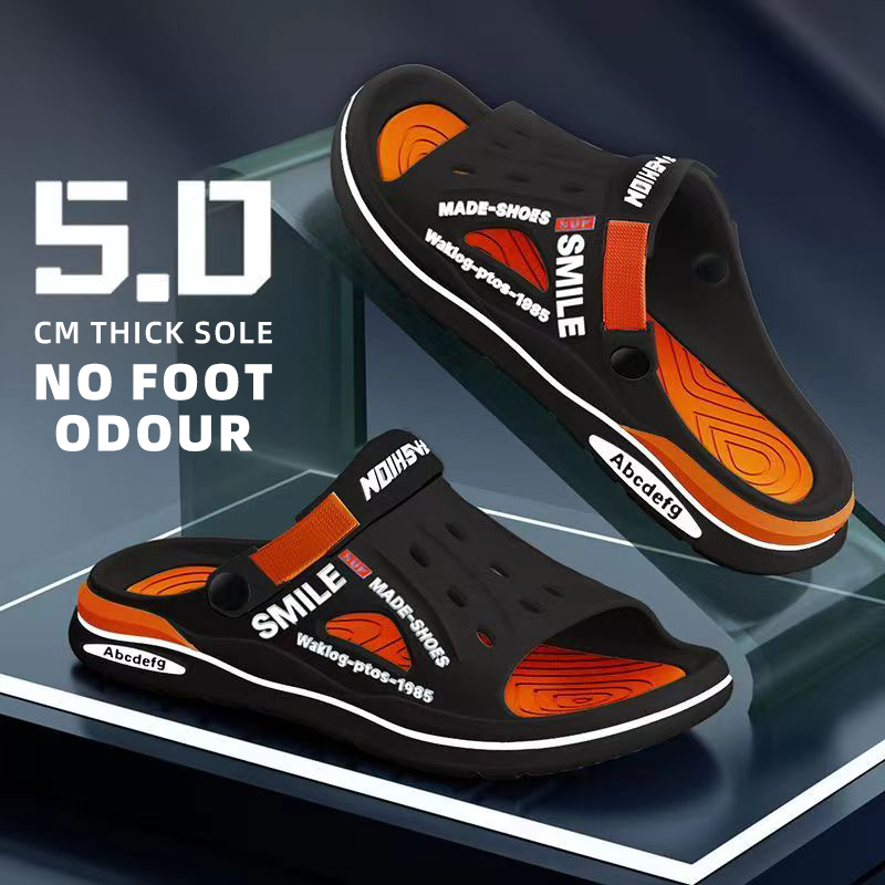 รองเท้า adda crocs รองเท้าแตะผู้ชาย รุ่นสองสาย ปรับสายแบบตีนตุ๊กแก ใส่ ...