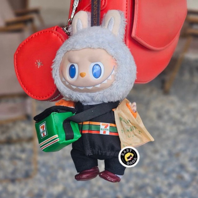 BABYGAGA Labubu ชุดLabubu ลาบูบู้ ชุดลาบูบู้ 7-11 ชุดเดลิเวอรี่ ชุด ...