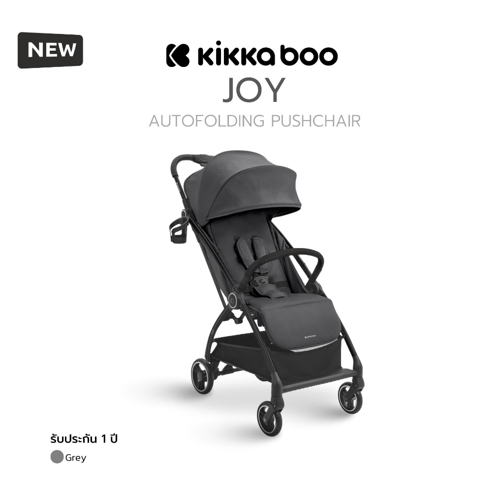 Kikkaboo รถเข็นเด็ก รุ่น Joy (พกขึ้นเครื่องได้)ใช้ได้ตั้งแต่แรกเกิดจนถึงน้ำหนัก 22 กก. | Shopee ...
