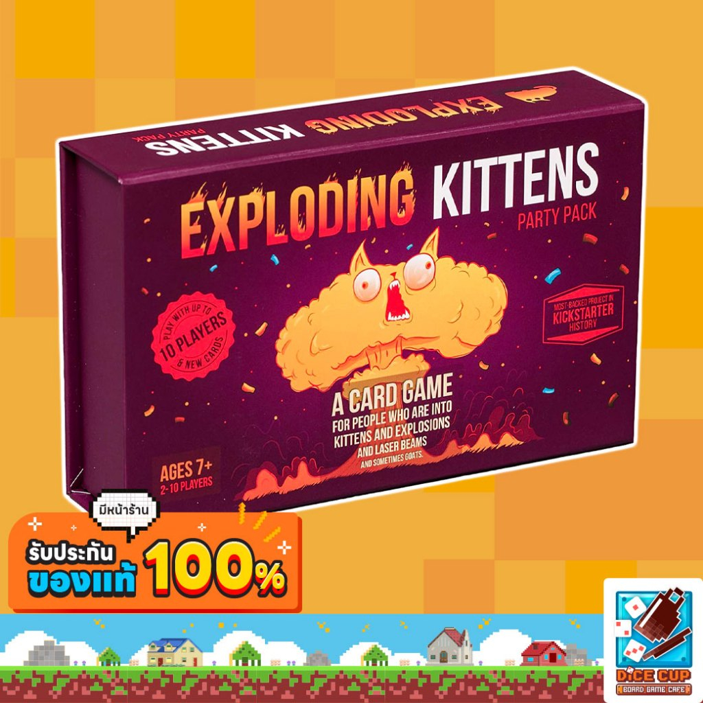 [ของแท้] Exploding Kittens Party Pack Board Game | Shopee Thailand