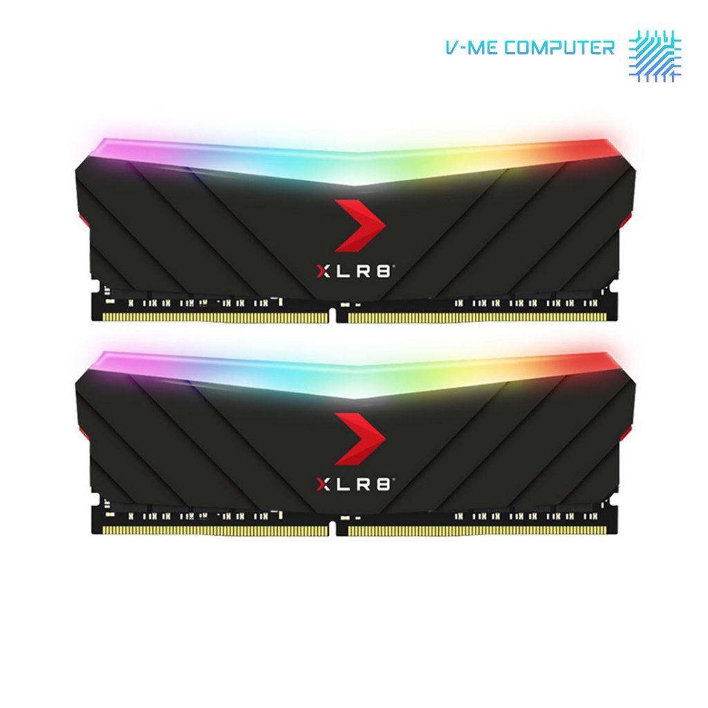 ⚡RAM DDR4 | แรม PNY XLR8 Epic-X RGB Black DDR4 3600MHz 16GB (8x2 ...