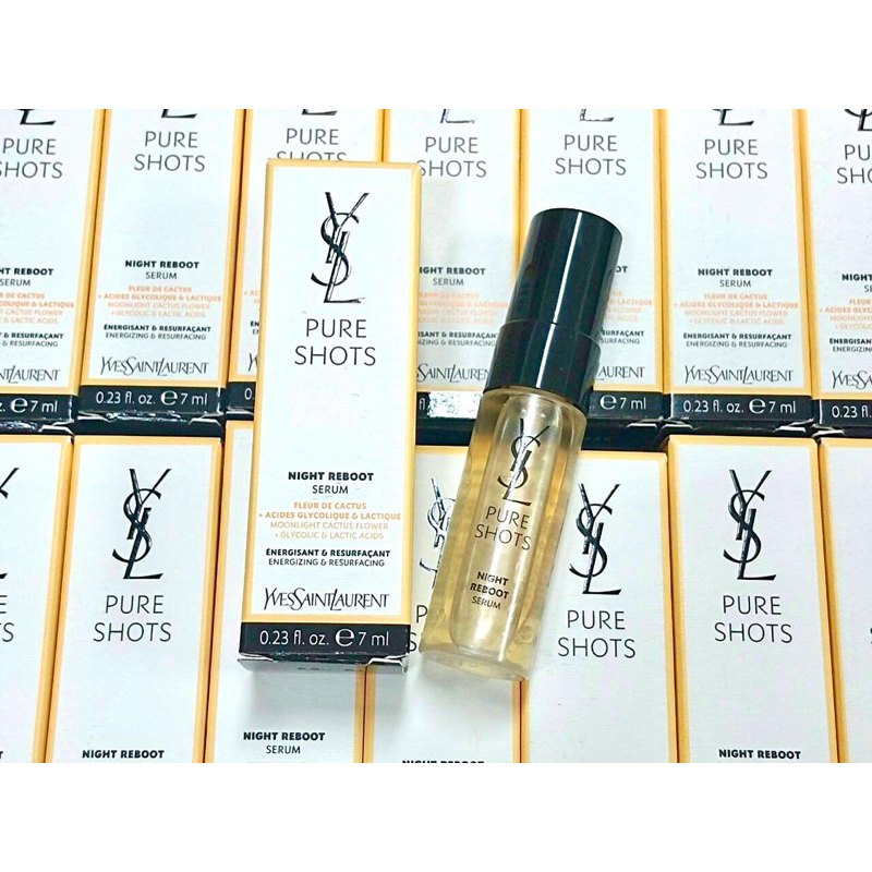 แท้💯%YSL YVES SAINT LAURENT NIGHT REBOOT SERUM ขนาด 7ml มีกล่อง | Shopee Thailand