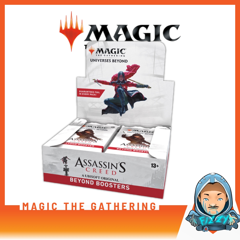 [FIZZY] Magic the Gathering (MTG): Universes Beyond: Assassin's Creed - Beyond Booster Box ...