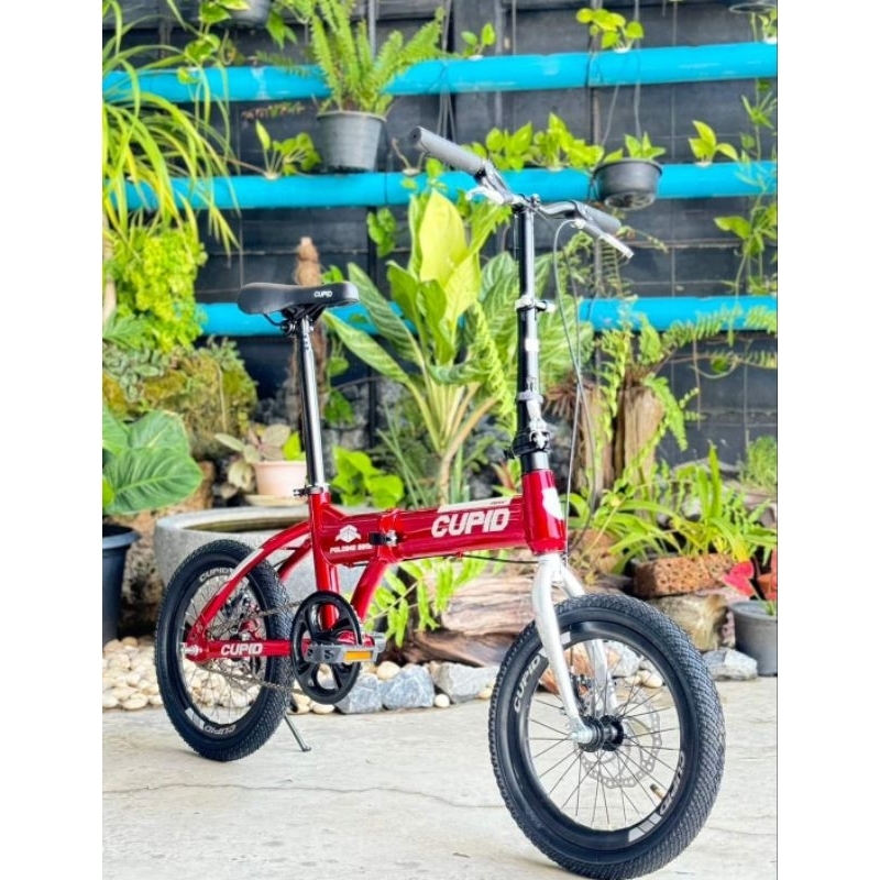 จักรยานพับ CUPID รุ่น RAY ขนาดล้อ16นิ้ว ‼️สินค้าส่งฟรี | Shopee Thailand