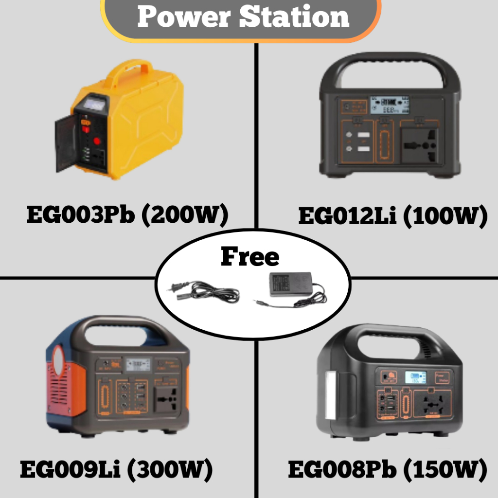 Bosch PBSOLAR 100W/150W/200W/300W Portable Power Station EG008Pb ...