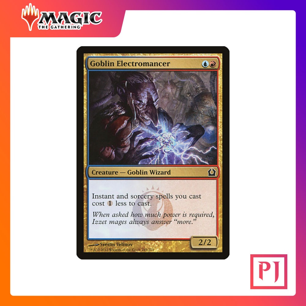 [MTG] Goblin Electromancer [RTR] [MULTI] [COMMON] [NORMAL] [ENG] (การ์ดเมจิค / Magic the ...