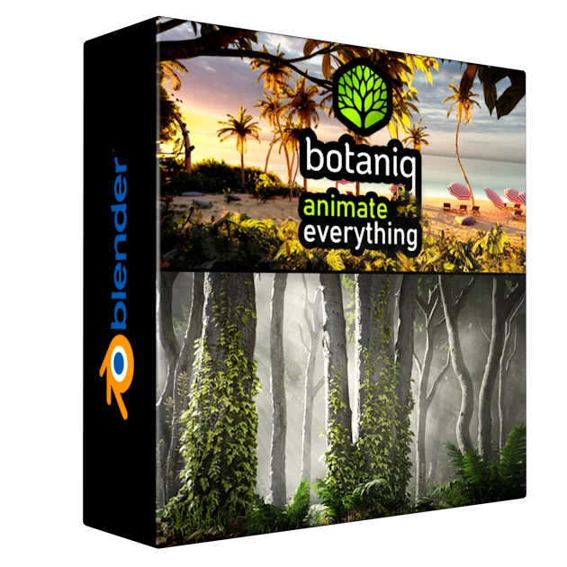 BOTANIQ คลังต้นไม้ ใบหญ้า สำหรับ BLENDER | Shopee Thailand