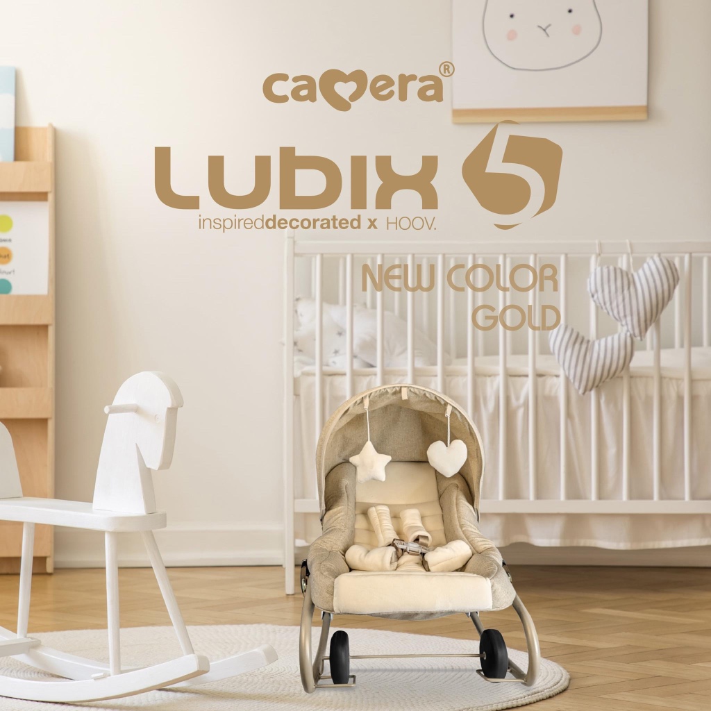 (ของแท้💯)(ประกัน3ปี) CAMERA เปลโยก พร้อมหลังคา สีใหม่สี gold รุ่น LUBIX ...