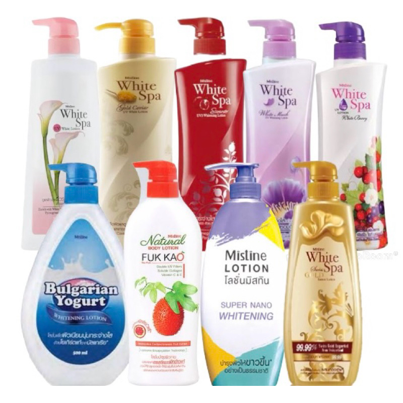 Mistine Body Lotion มิสทีน บอดี้ โลชั่น สูตร ไวท์สปา นาโน ไวท์เทนนิ่ง ...