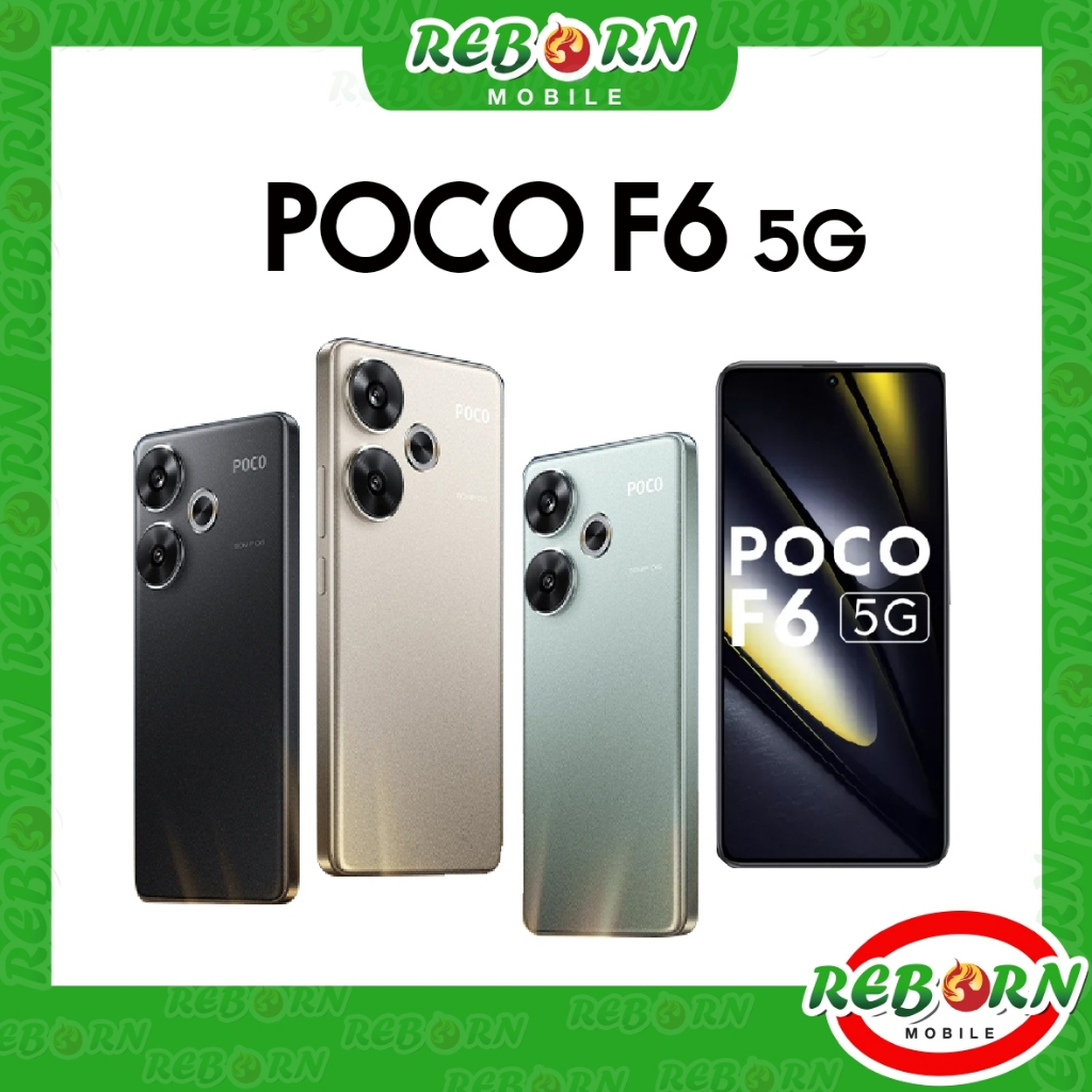 POCO F6 8GB+256GB เทอร์โบชาร์จ 90W | หน้าจอ CrystalRes 120Hz Flow AMOLED | Snapdragon 8s Gen 3 ...