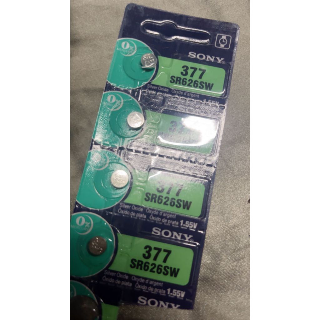 ส่งจากไทย ถ่านกระดุม SONY 377 SR626SW 376 SR626 SR626S SR66 177 SG4 AG4 LR626 LR66 โซนี่ 1.55V ...
