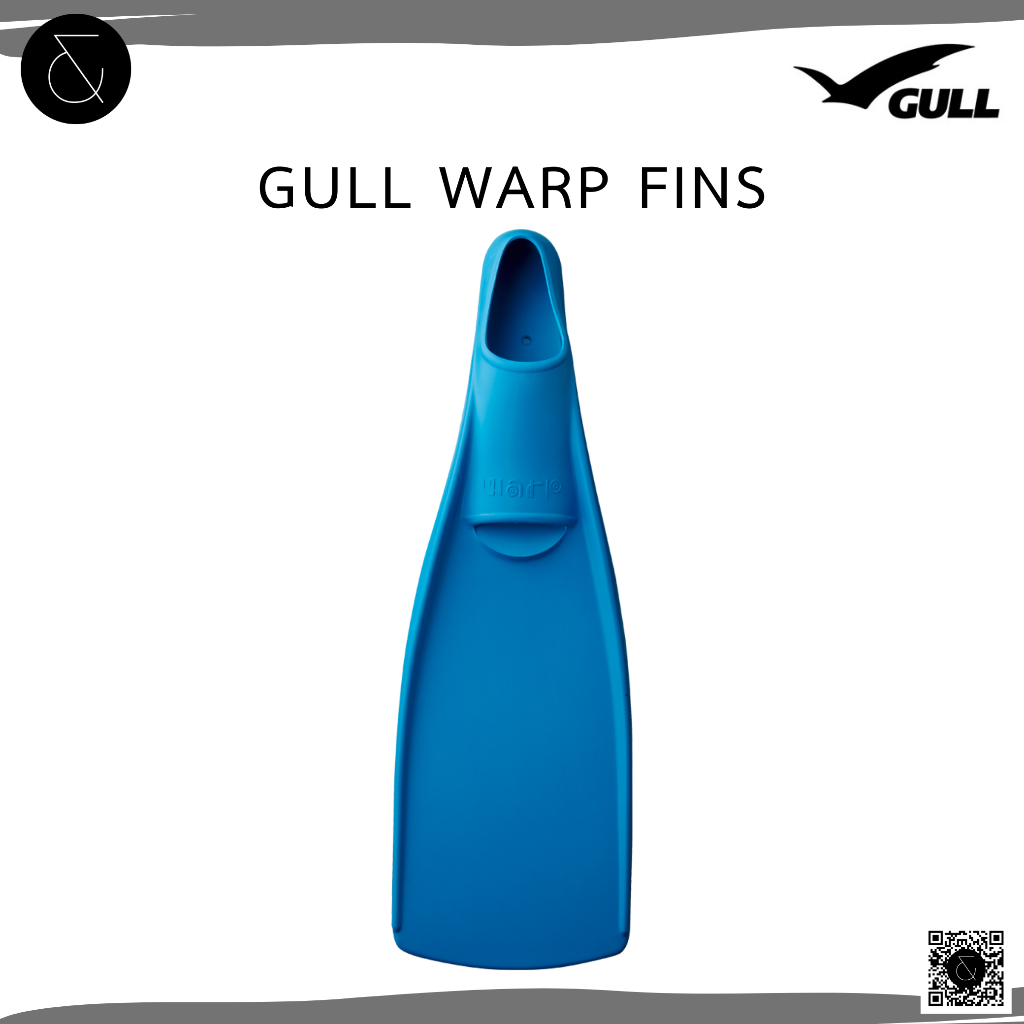 GULL - WARP FINS FULLFOOT ฟินดำน้ำสำหรับ SCUBA แบบสวมเท้า ไม่ต้องใส่บูท ...