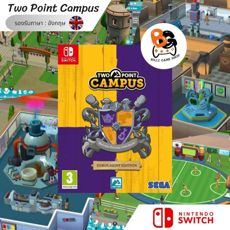 [พร้อมส่ง] Nintendo Switch | Two Point Campus | Shopee Thailand