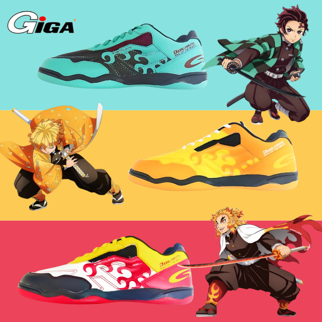 (GIGAลิขสิทธิ์💯)ไซส์เด็ก 33-36 รองเท้าฟุตซอลเด็ก Demon Slayer | Shopee ...