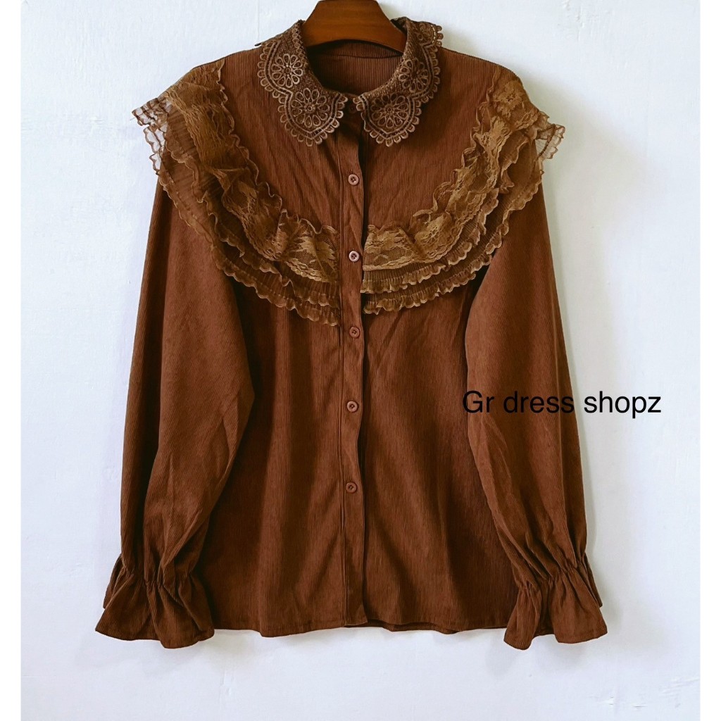 เสื้อผ้าลูกฟูกกำมะหยี่แบบบาง งานร้าน J & J Shop | Shopee Thailand