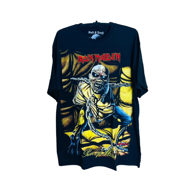 เสื้อวง Iron Maiden Rock&Death (Bootleg Mexico) | Shopee Thailand
