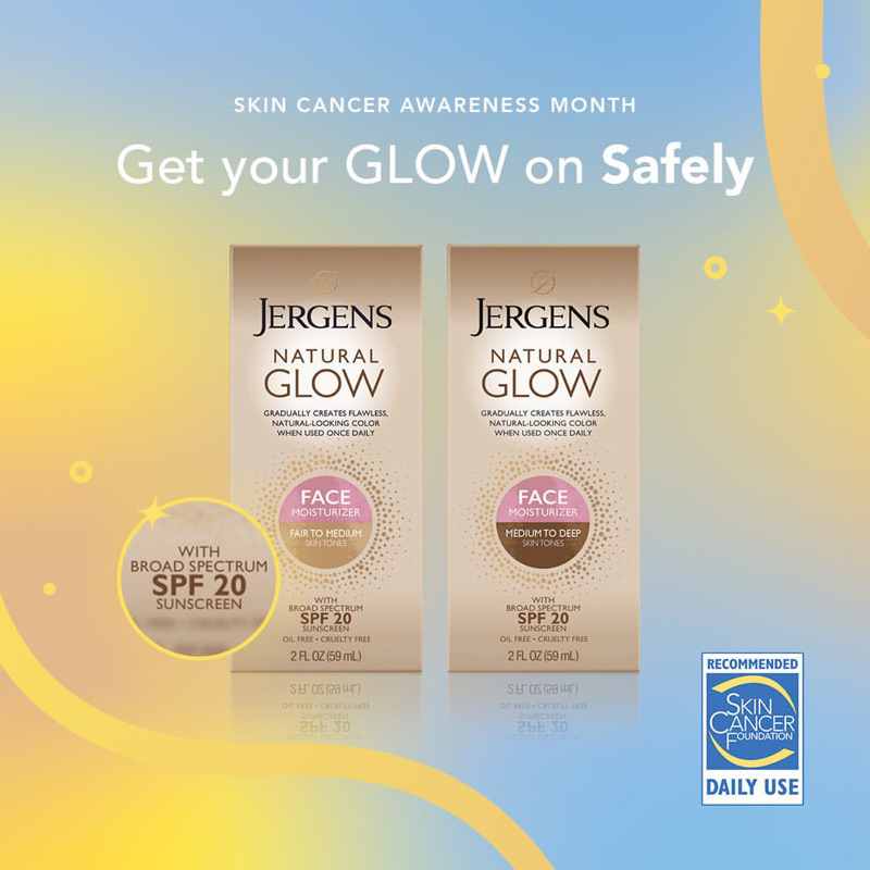 Jergens Natural Glow Face Daily Moisturizer Sunscreen 59ml | Shopee ...