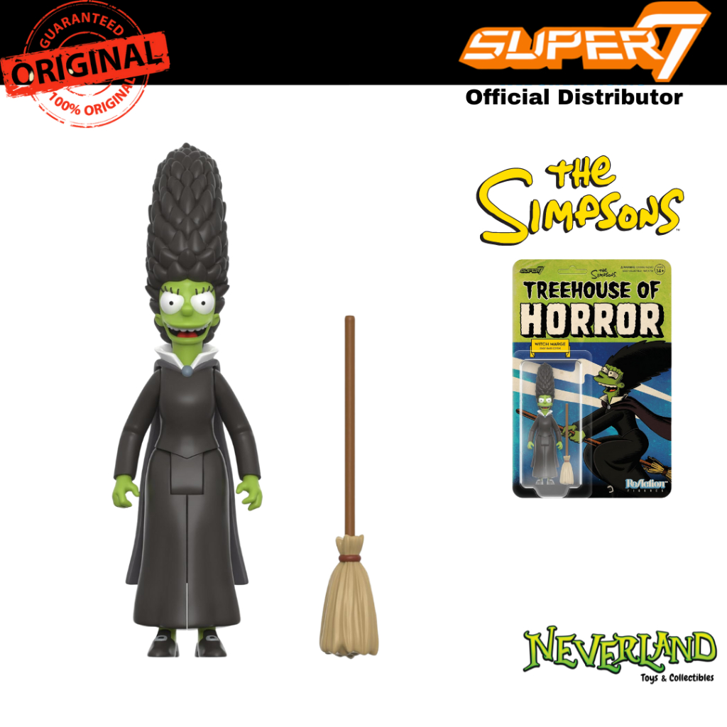 Super7 The Simpsons Tree House of Horror Witch Marge ReAction Figure ...
