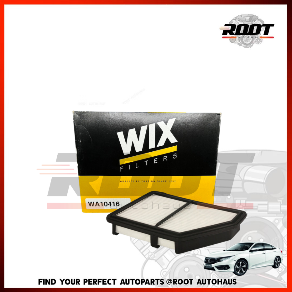 WIX กรองอากาศ ขนาด 7x15 สำหรับ HONDA CIVIC ปี 16 ขึ้นไป เครื่อง 1.8/FC1 ...