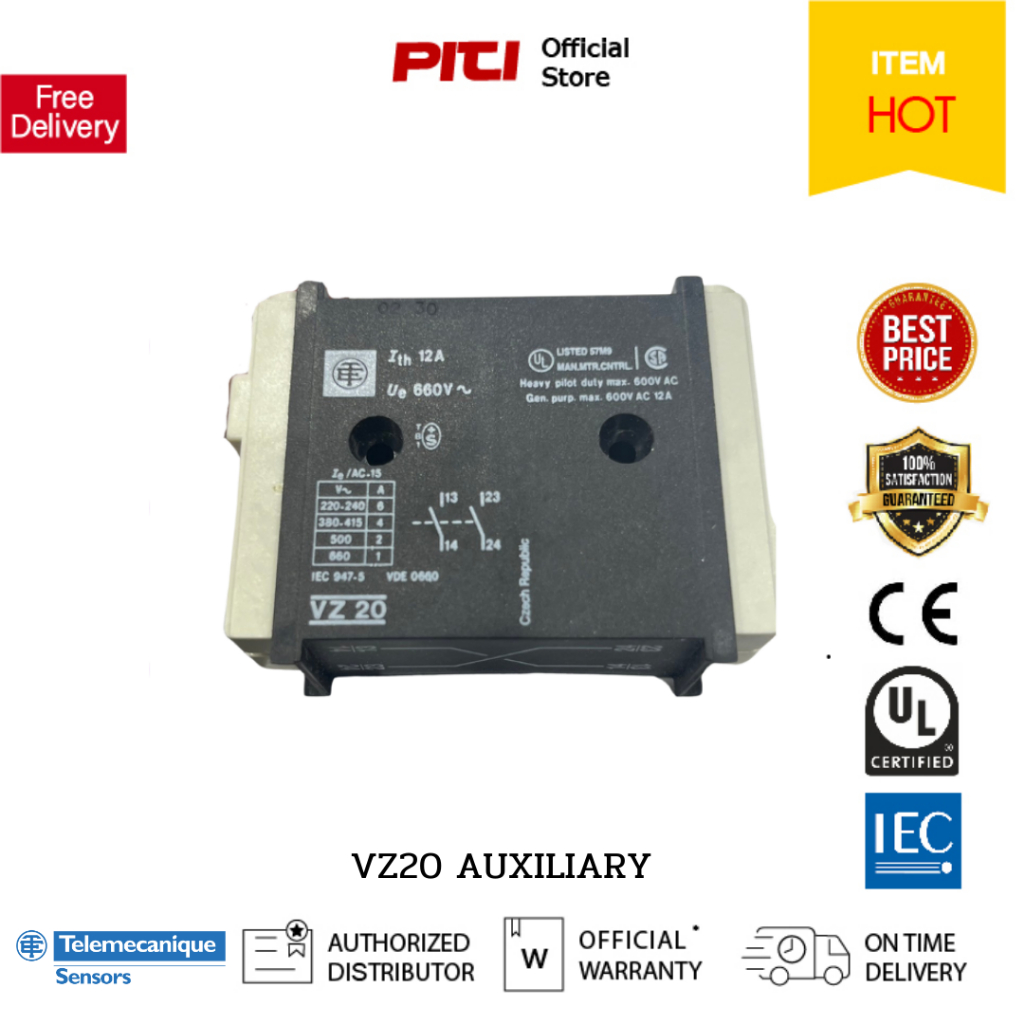 TELE VZ20 AUXILIARY690 V AC 50/60 Hz (สินค้าเก่า) | Shopee Thailand