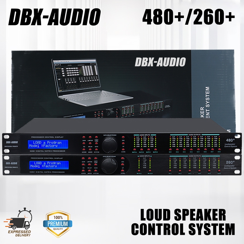 DBX-AUDIO 480+/260+/PA2เอาต์พุตระดับมืออาชีพ คุณภาพเสียงที่สวยโปรเซสเซอร์เสียงดิจิตอลมัลติฟังก ...