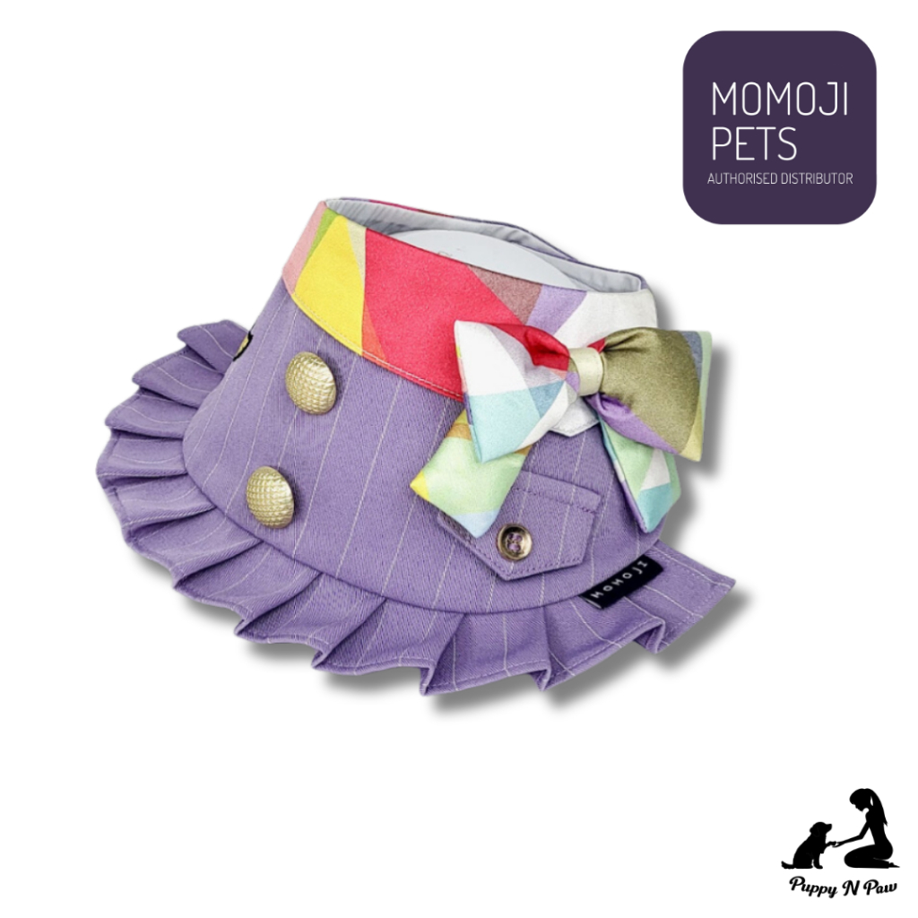 Momoji Air Stewardess Mauve Purple Pet Bib ชุดสุนัข ชุดแมว | Shopee ...
