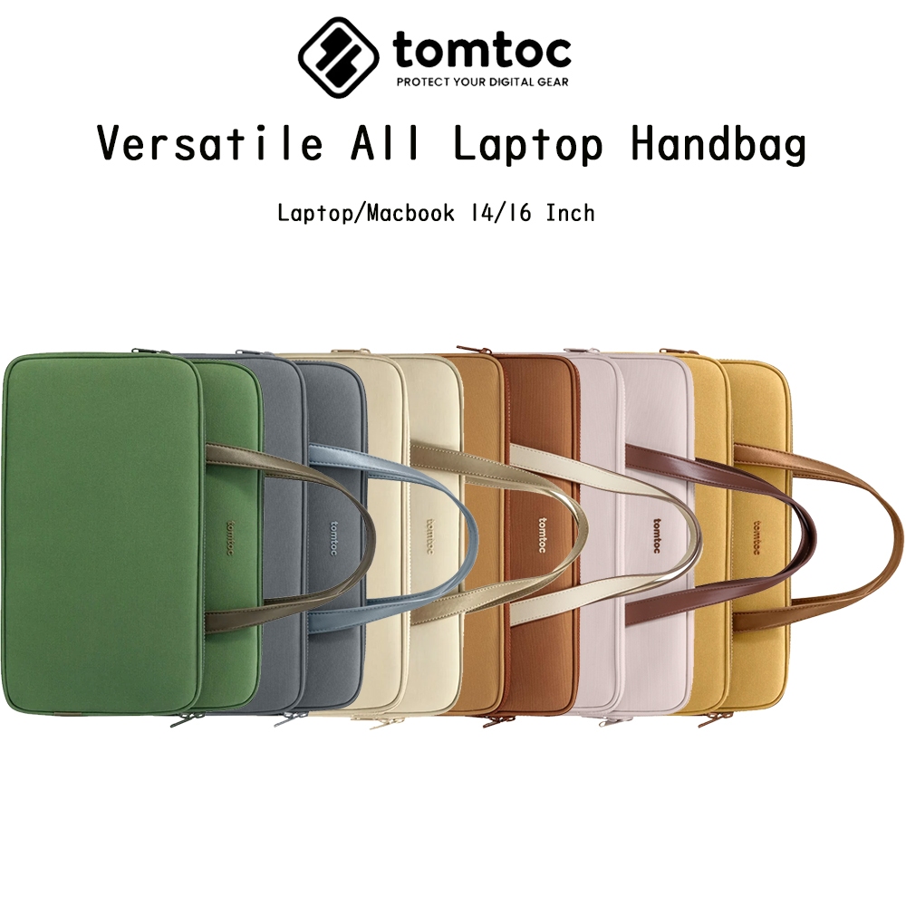 Tomtoc Versatile A11 Laptop Handbag กระเป๋าถือหนังPUเกรดพรีเมี่ยม ...