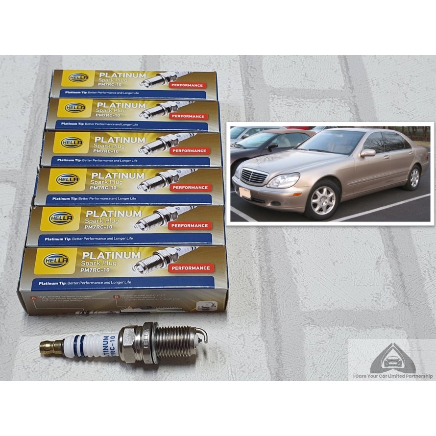 หัวเทียน แพลทตินัม Benz S-Class W220 ชุด 6 หัว / 8 หัว ระยะการใช้งาน ...