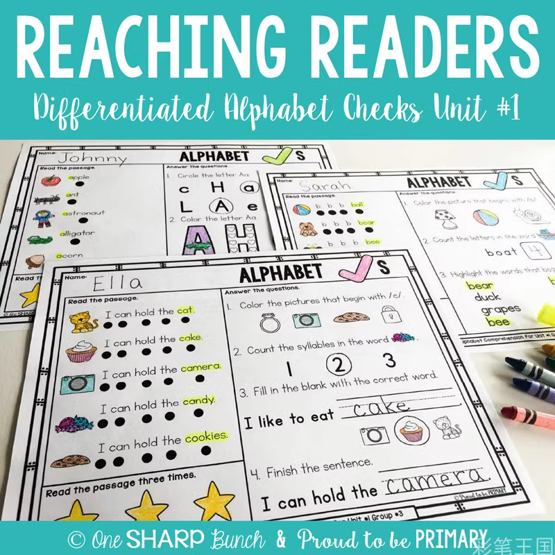 ใหม่ แก้ไขหมวด C แบบฝึกหัด Worksheet Reaching Readers Comprehension ...