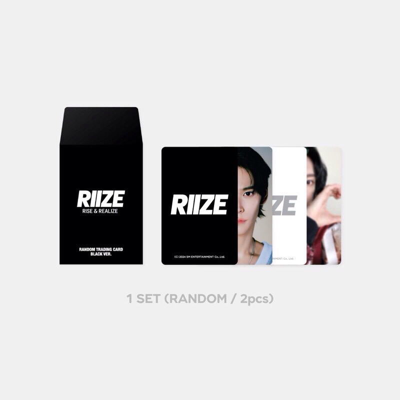 RIIZE TRADING CARD RISE & REALIZE เทรดดิ้งการ์ด น้องข้าว พร้อมส่ง ...