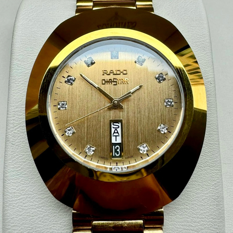 Rado Diastar The Original R12304303 Diamond Gold | Shopee Thailand
