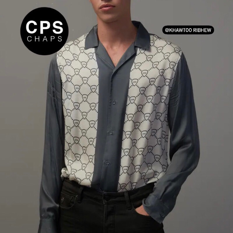 🌟พร้อมส่ง เสื้อเชิ้ตCPSชายMonogram ของแท้100%จากช็อป | Shopee Thailand