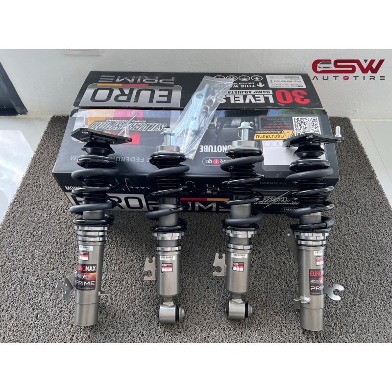 ส่งฟรี!โช้คสตรัท Silver Euro Prime (ปรับได้30ระดับ) ติดตั้งเอง | Shopee Thailand