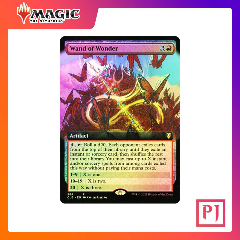 [MTG] Wand of Wonder (Extended Art) [CLB] [RED] [RARE] [FOIL] [ENG ...