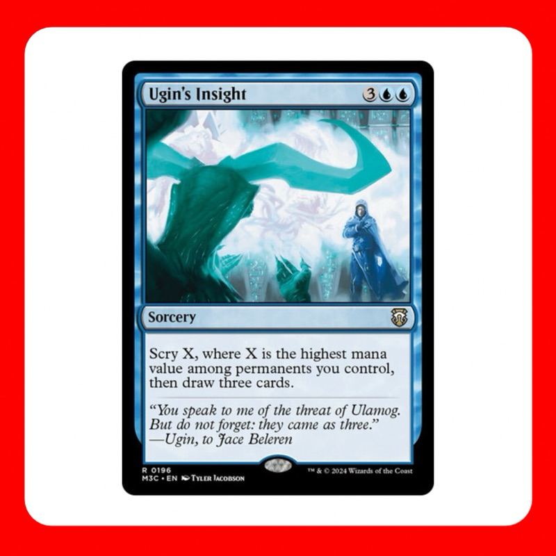[MTG] Ugin's Insight [M3C] [BLUE] [RARE] [NORMAL] [ENG] (การ์ดเมจิค ...