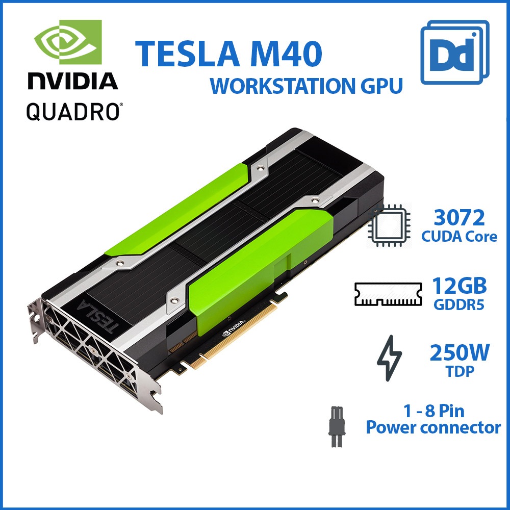 NVIDIA TESLA M40 12GB Workstation accelerator card | Shopee Thailand