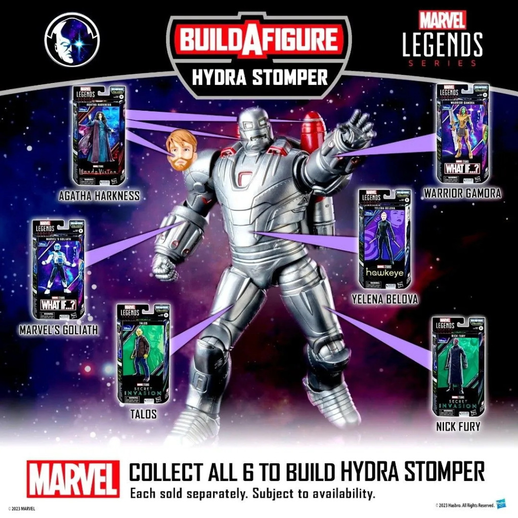 Marvel Legends Hydra Stomper (BAF) Hydra Stomper Build A Figure, hasbro ...