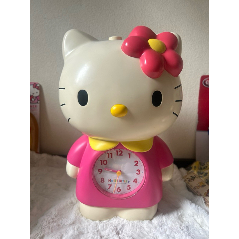 คิตตี้ งานเก่า นาฬิกาใช้งานได้ 90s Vintage CITIZEN Hello Kitty Large ...