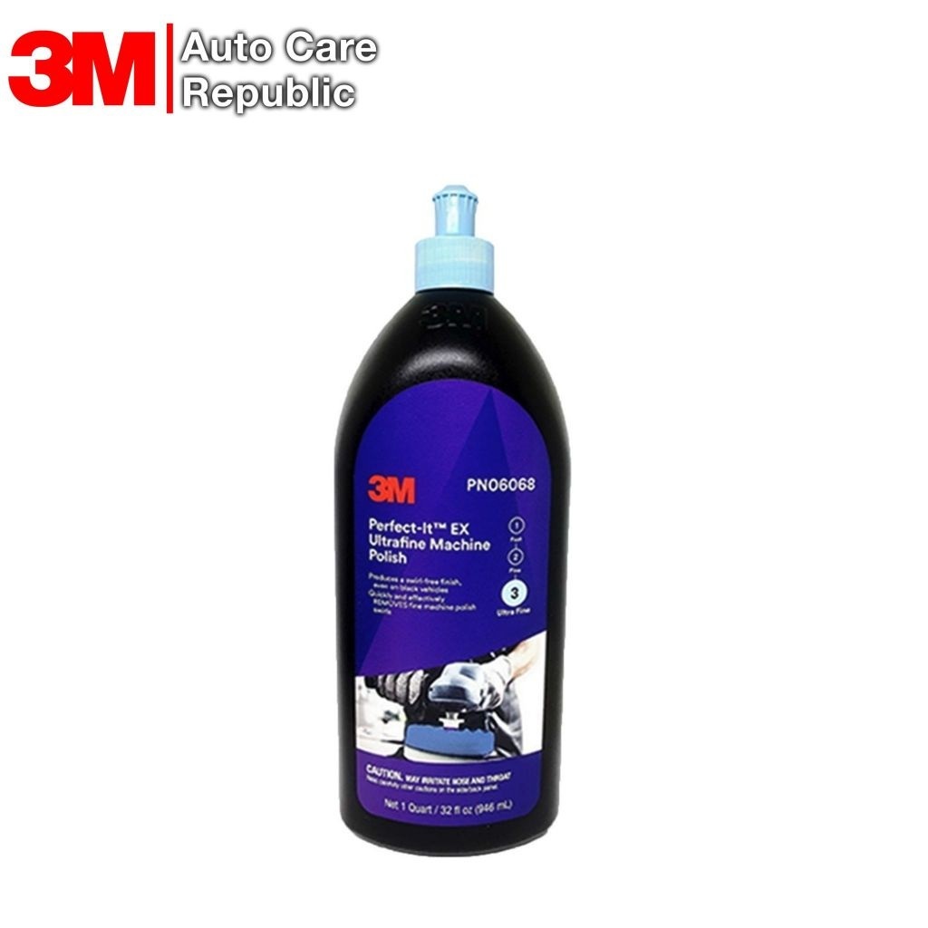 3M 6068 Ultrafine Machine Polish #3 (USA) ขนาด 946ml น้ำยาขัดเงาละเอียดมากด้วยเครื่อง | Shopee ...