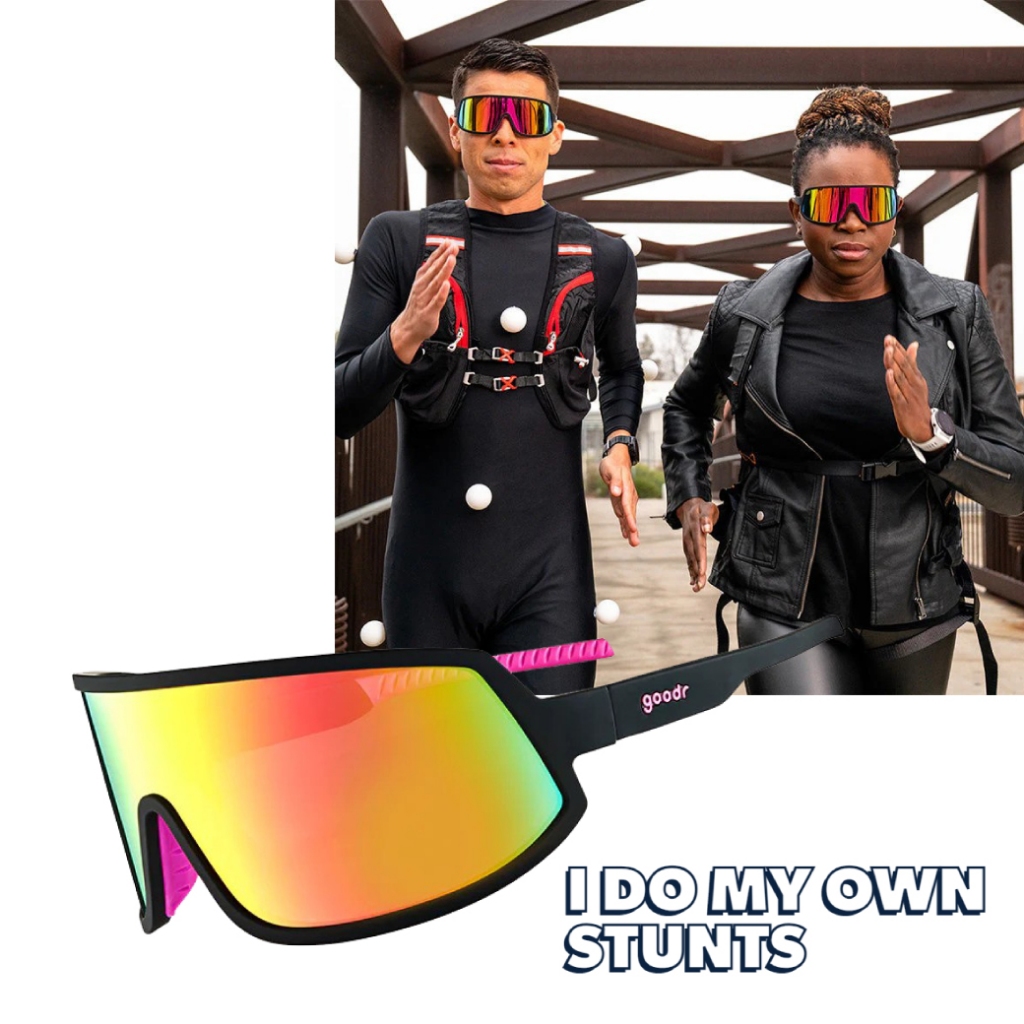 Goodr WRAP G (กูเดอร์) แว่นตากันแดด ขนาดใหญ่ มีดั่งรองจมูก Bananarun ...