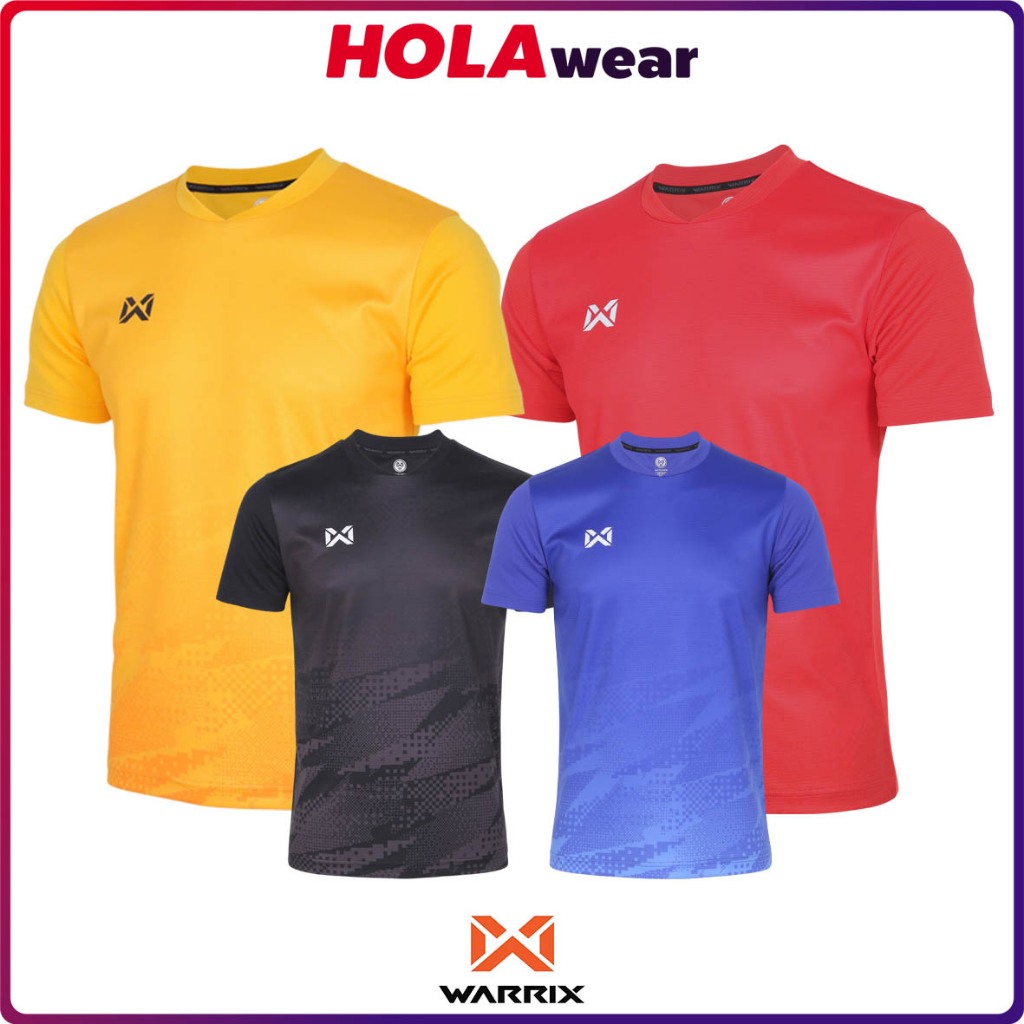 New 2024 เสื้อฟุตบอล คอกลม WARRIX WA-241FBACL03 พิมพ์ลาย วอริกซ์ ใส่สบาย ระบายเหงื่อได้ดี ...