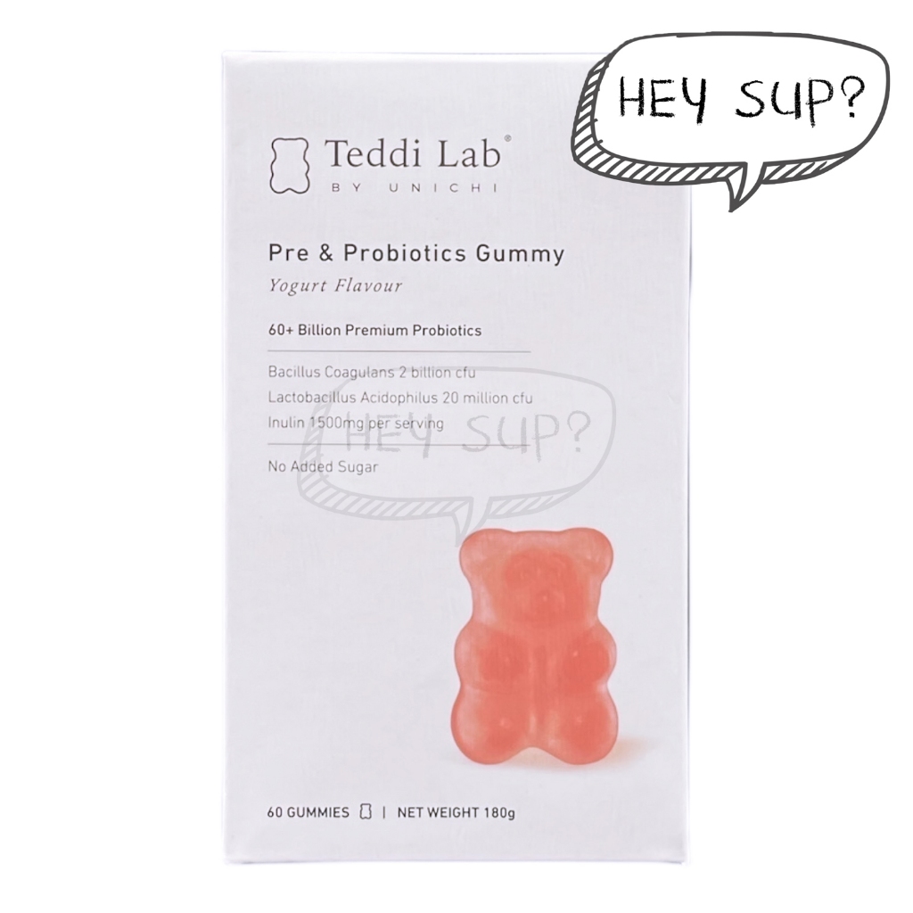 Unichi Teddi Lab Pre & Probiotics Gummy - Yogurt Flavour 60 Gummies ...